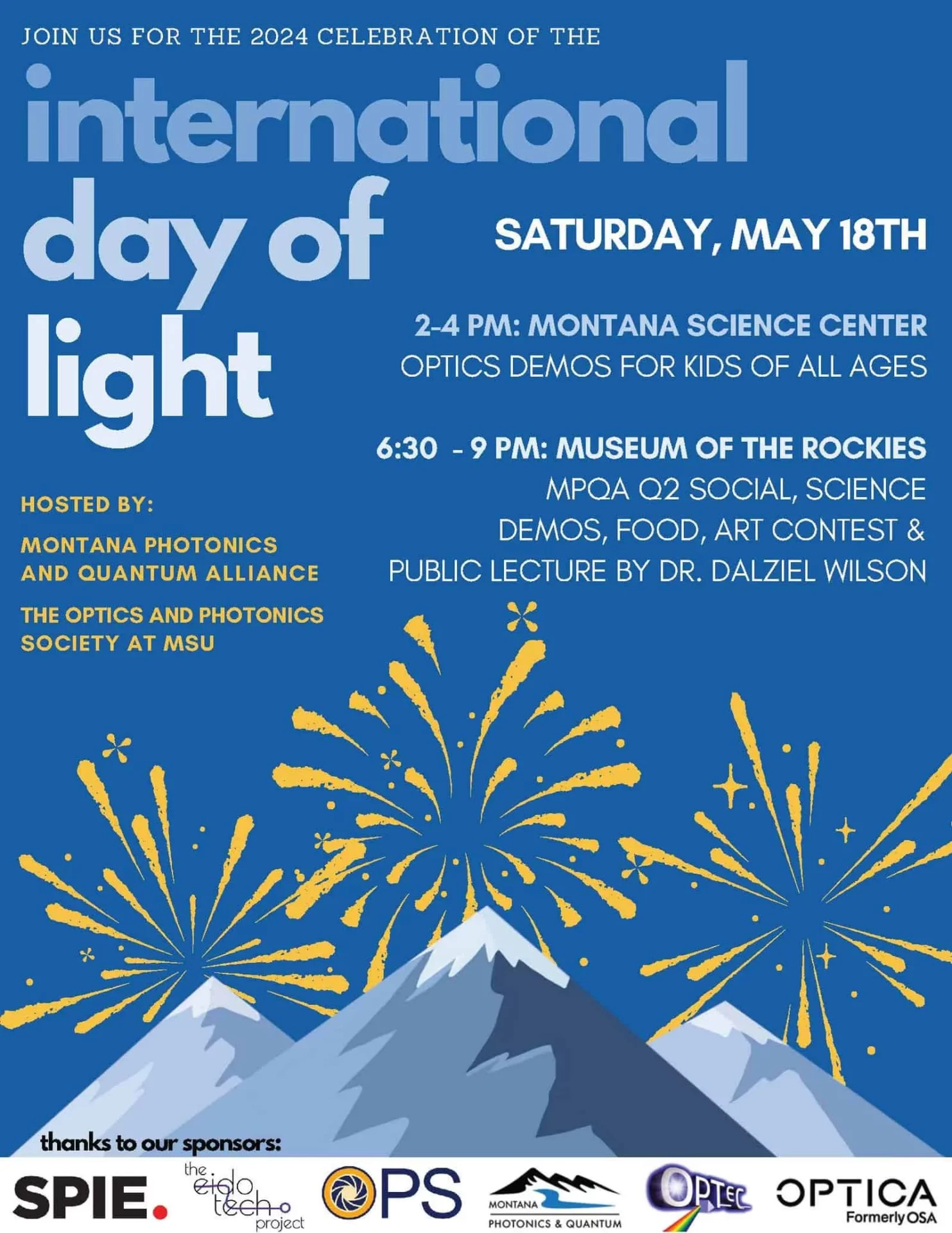 International Day of Light & MPQA Q2 Networking Social – Montana ...